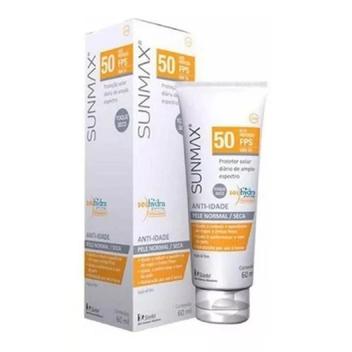 Protetor Solar Sunmax Anti Idade FPS 50 Toque Seco 60ml - Megalabs ...