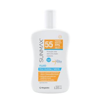 Protetor Solar Sunmax Fluid 55 120ml - Protetor Solar - Magazine Luiza