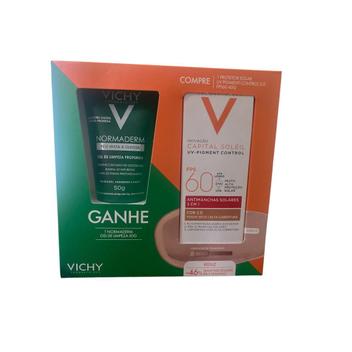 Protetor Solar Vichy 2.0 FPS60 + Normaderm 50gr - Protetor Solar Facial ...