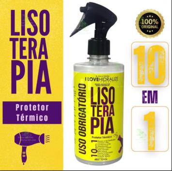 Protetor Térmico 10 em 1 Liso Terapia 500ml Hidralize - Protetor ...
