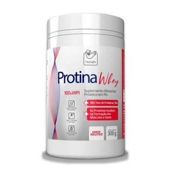 Protina Whey Suplemento Alimentar Em Pó Sabor Neutro - 300G - Humalin ...