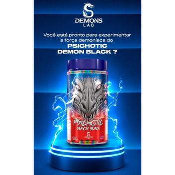Psichotic Demon Black 400G - Demons Lab - Pré Treino - Magazine Luiza