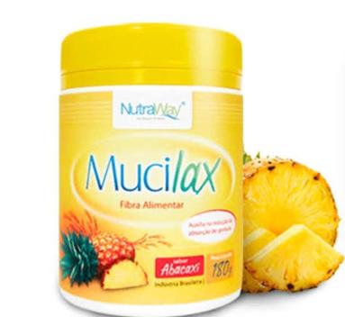 Psyllium Em Po Pantago Fibras Mucilax Sabor Abacaxi 180Gr - Nutrawhay ...