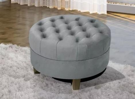 Puff Amsterdã Moderno Para Quarto E/ou Sala - Lv Móveis - Puffs ...