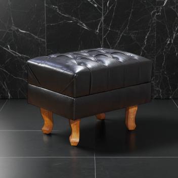 Puff Banqueta Chest Elisabeth Design Clássico Preto - Via Encanto ...