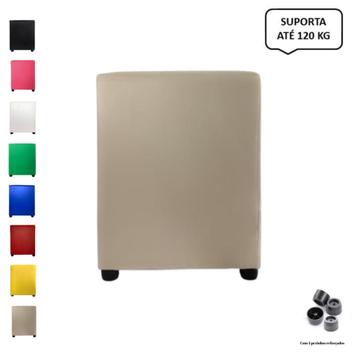Puff Banquinho cubo Quadrado Decorativo banqueta p/ sala quarto ...