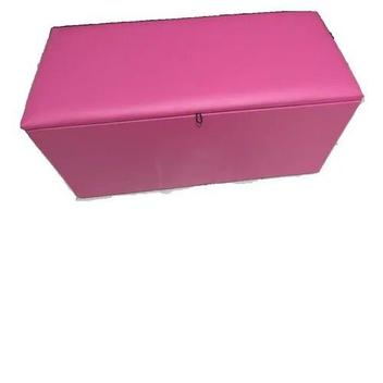 Puff Baú Porta Objetos Médio - Rosa - JOTA STORE - Puffs - Magazine Luiza