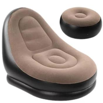 Puff e Poltrona Inflável Alongada + Bomba de Ar - senyou - Puffs ...