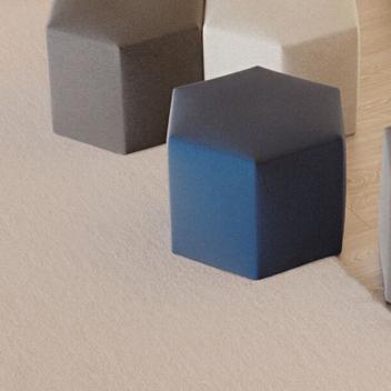 Puff em Linho 50cm x 55cm x 45cm Six - Neo - Puffs - Magazine Luiza