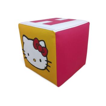 Puff Infantil Hello Kitty Personalizável Inicial - Desire Móveis - Puff ...