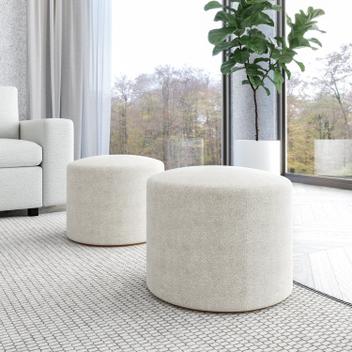 Puff para Sala de Estar 47 Cm Radiato - Seiva Móveis - Puffs - Magazine ...