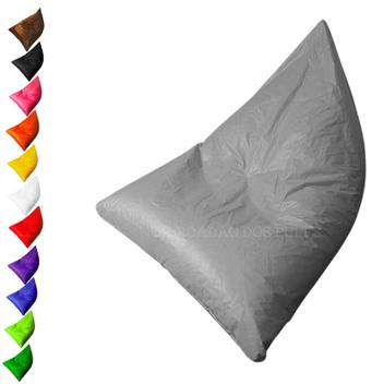 Puff Triangular Gigante Cheio Descanso Material Sintético Casa Com ...