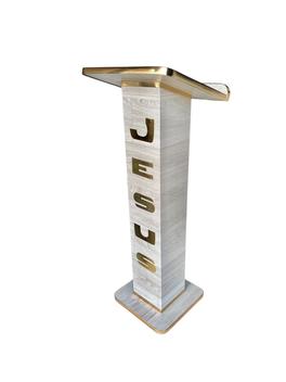 Pulpito de madeira para igrejas e palestras - LJ PULPITOS - Móveis para ...