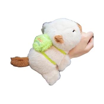 Pulseira de Pelúcia Capivara Kawaii - Anel de Mão para Mulheres - Colar ...