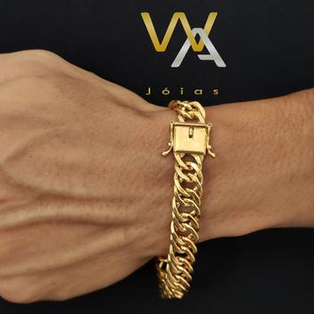 Pulseira Grumet duplo 10mm Feito de moeda antiga - WA JOIAS - Pulseira ...