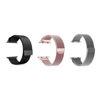 Pulseira metálica Smartwatch 45mm até 49mm cinza - Ftech - Pulseira ...