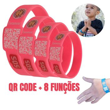 Pulseira SOS Rosa - Sentidos & Cores - Pulseira de Relógio - Magazine Luiza