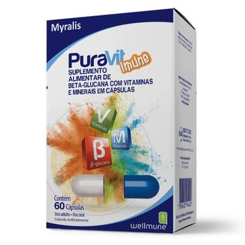 Puravit Imune com 60 Cápsulas - Complemento Alimentar Adulto - Magazine ...