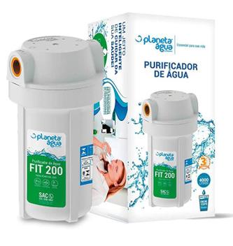 Purificador Fit 200 com Rosca de 1/2" Planeta Agua Branco Pequeno ...