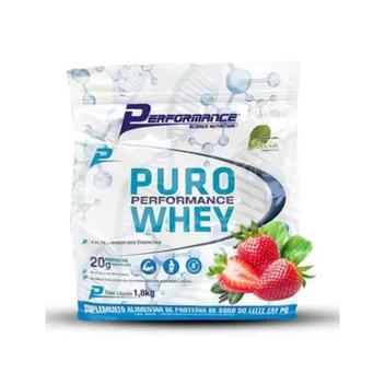 Puro whey performance 1,8kg - morango - Whey Protein - Magazine Luiza