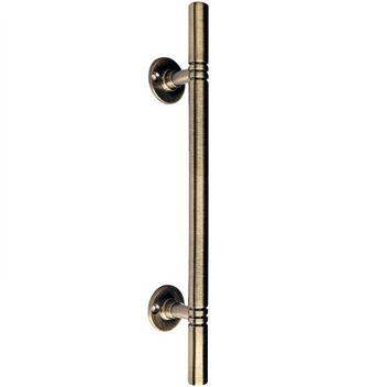 Puxador Duplo Italy Bronze Antigo 248mm Porta Pivotante Correr Madeira ...