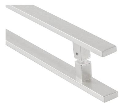 Puxador Porta Duplo Em Aço Inox 40cm Modelo Flat Economy - DECORPLACE ...