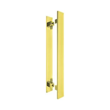 Puxador Porta Pivotante Inox Dourado Reto Italy - FLORENCE METAIS ...