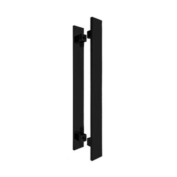 Puxador Porta Pivotante Inox preto Reto Italy - FLORENCE METAIS ...
