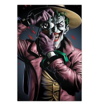 Quadro A3 em MDF Joker Piada Mortal - Placa - Pomps Geek - Quadro ...