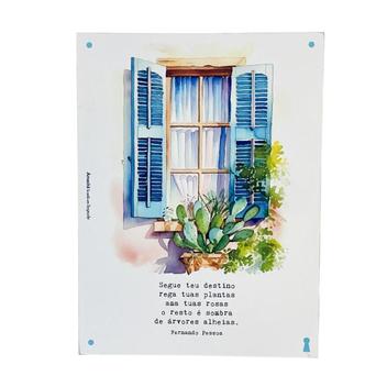 QUADRO BOX SEGUE TEU DESTINO EM MDF 30x40 - Amanhã te conto um segredo ...