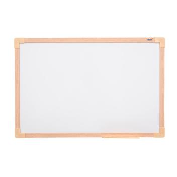Quadro Branco 120x90 cm Lousa com Moldura em MDF Carvalho Soft Stalo ...