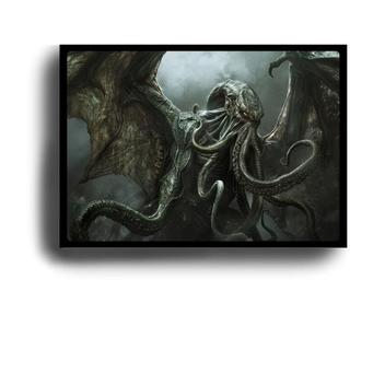 Quadro Cthulhu, personagem de HP Lovecraft com Moldura E Acetato ...