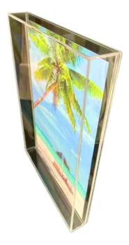 Quadro De Acrílico Para Parede P/ Fotos Ou Folhas A4 - Rick Acrilicos ...