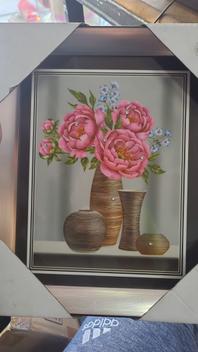 Quadro de parede flores 28x23cm pequeno - sutt - Porta Retrato ...