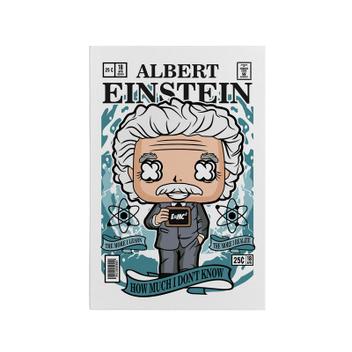 Quadro Decorativo Canvas Albert Einstein Chibi Físico - Deliquadros - Quadro Decorativo ...