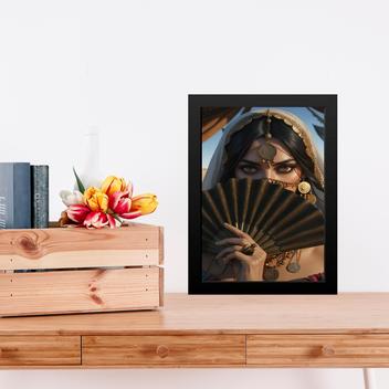 Quadro Decorativo Cigana Do Ouro 33x24cm - com vidro - Quadros On-line ...
