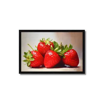 Quadro Decorativo Morangos: Mod. 0375 - Collor-Ink - Quadro Decorativo ...