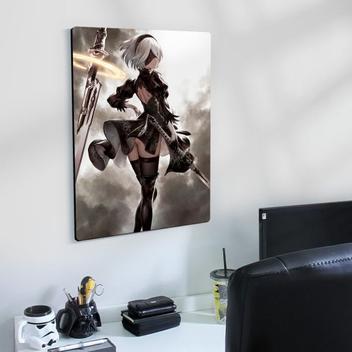 Quadro Decorativo Nier Automata 2b Mdf 27x20cm - ShopC - Quadro ...