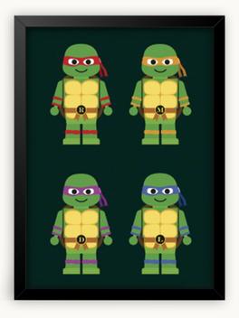 Quadro Decorativo Ninja Turtles Toy A3 30x42cm - Decora Geek - Quadro ...