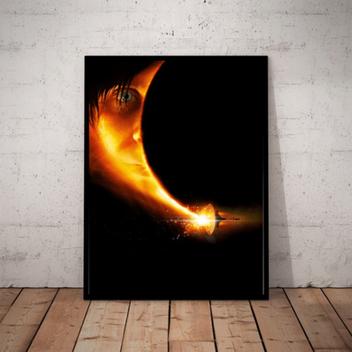 Quadro Decorativo Sunshine Alerta Solar Poster C/ Moldura - Fanarte ...