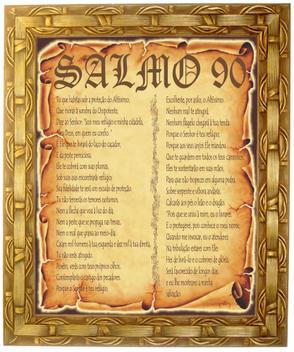 Quadro Do Salmo 90, Mod. 01, Tam. 30x25cm. Angelus - Quadro Decorativo ...