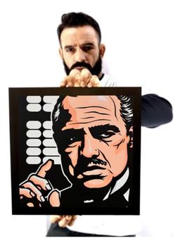 Quadro Filme O Poderoso Chefão Pop Arte Decoração - Fanarte - Quadro ...