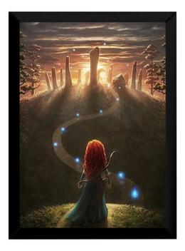 Quadro Filme Valente Princesa Disney Arte Poster Moldurado - Fanarte ...