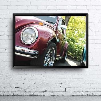 Quadro Fusca A4 - Sdesign - Quadro Decorativo - Magazine Luiza