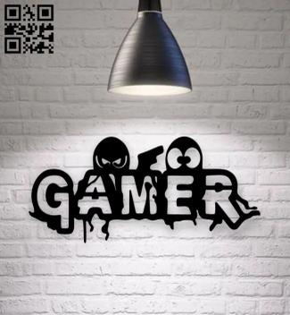 Quadro Gamer Mdf Preto - Drak Personalizados - Quadro Decorativo ...