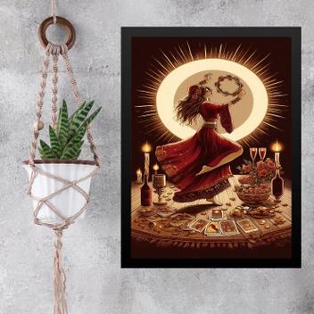 Quadro Gravura Cigana - Ritual 33x24cm - Quadros On-line - Quadro ...