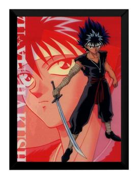 Quadro Hiei Yu Yu Hakusho Anime Poster Moldurado - Fanarte - Quadro ...