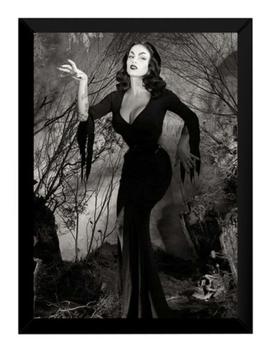 Quadro Maila Nurmi Vampira Horror Foto Poster Moldurado - Fanarte ...