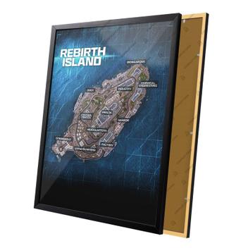 Quadro Mapa Rebirth island Battle Royale COD Warzone - Complet Casa ...
