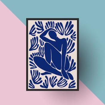 Quadro Matisse - Expressão Corpo Humano 24x18cm - Quadros On-line ...